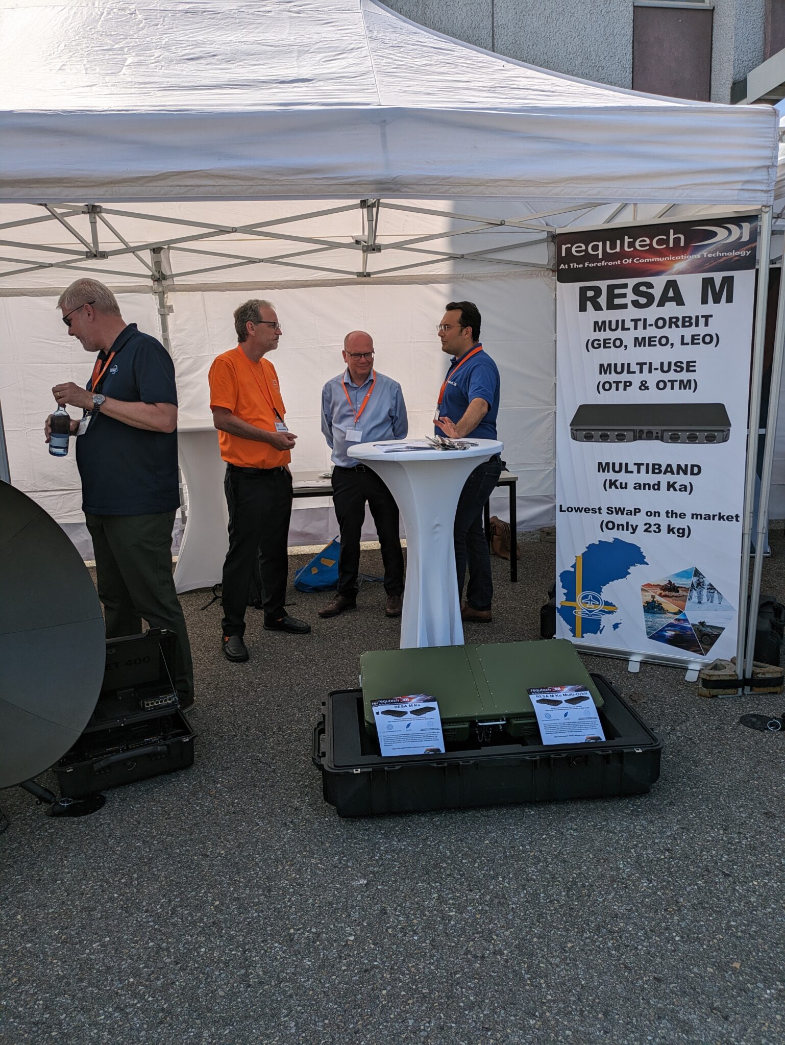 Thank you ND SATCOM for a great event in Immenstaad | Requtech